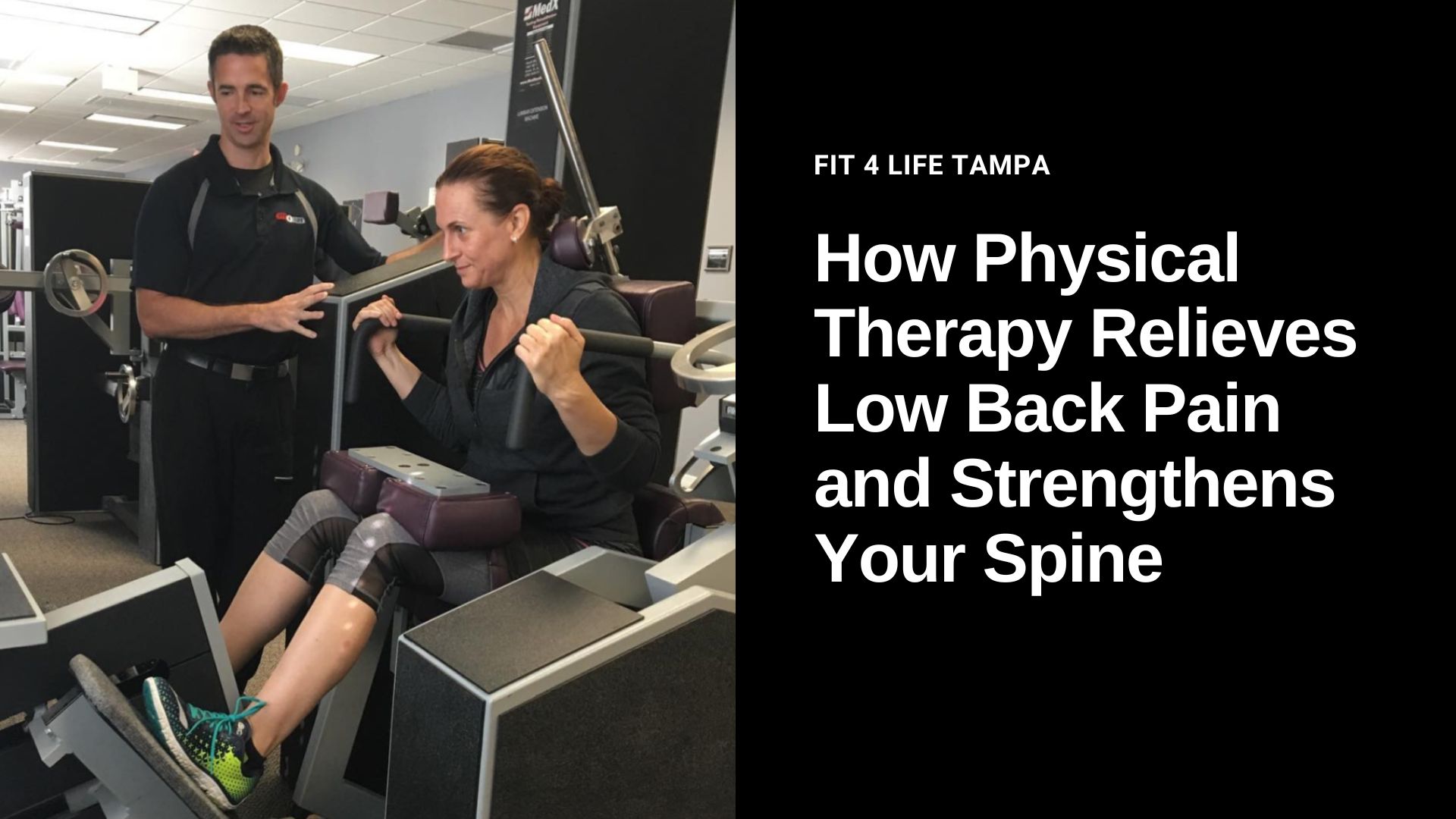 How Physical Therapy Relieves Low Back Pain